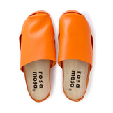 DONAU + Leather Clogs + Orange – rosa mosa