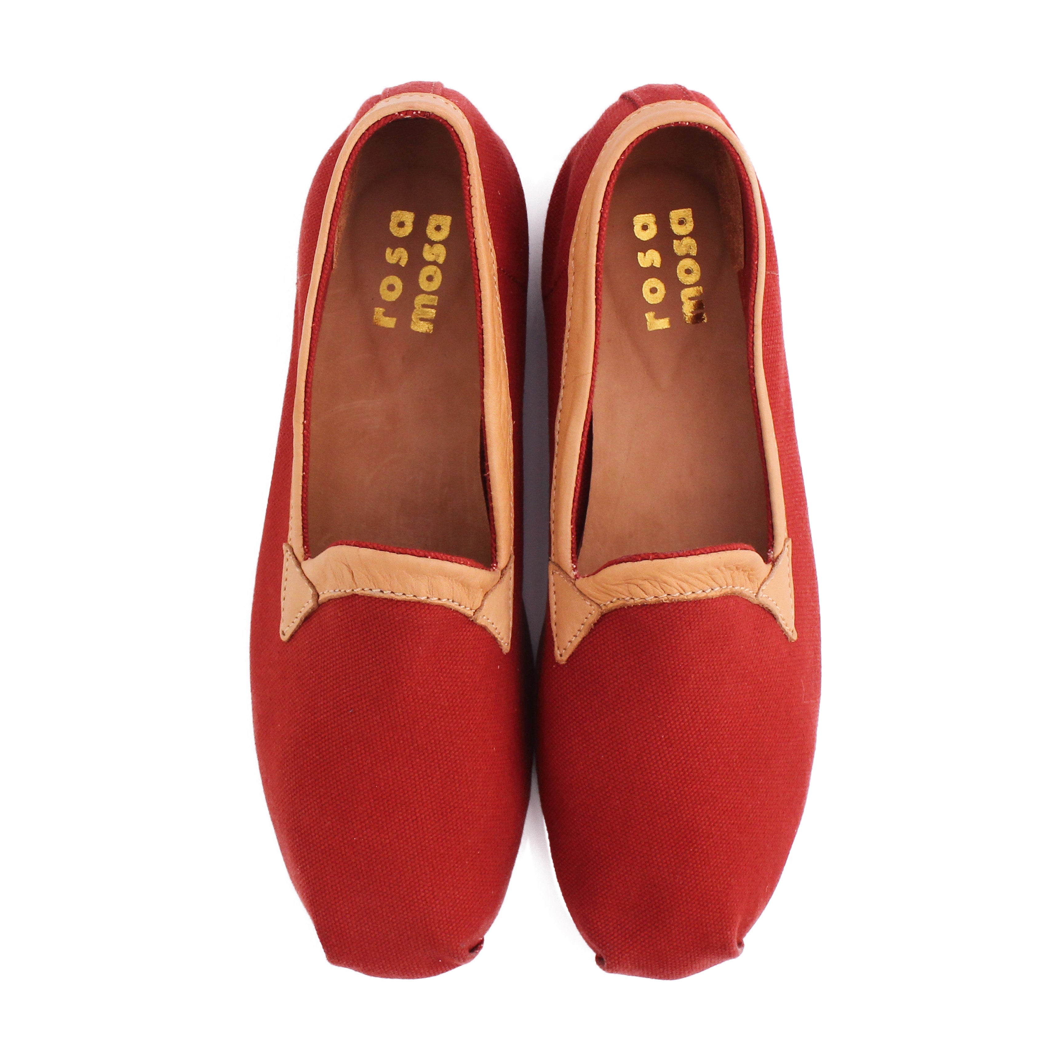KARRÈ SLIPPERS CANVAS BORDEAUX – rosa mosa